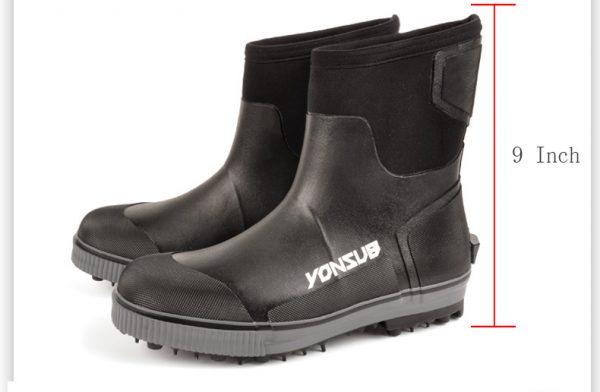 Mens Neoprene Rubber Spiked Wading Boots – Fishing Shoes